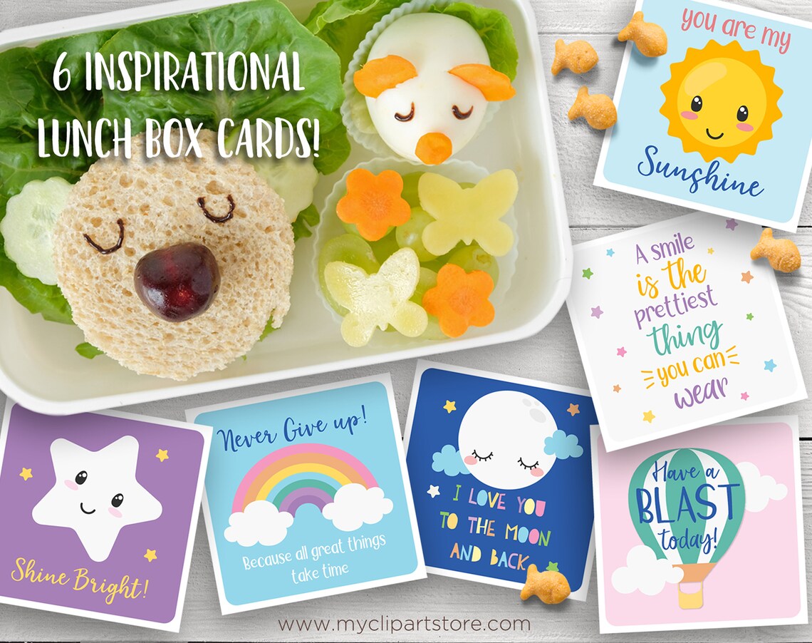 Moon and Stars Positivity Note Cards for Kids, Affirmation ...