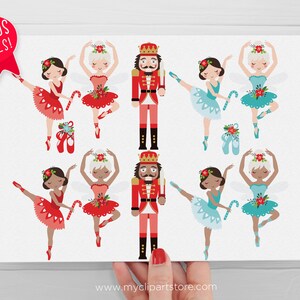 The Nutcracker Clipart, Nutcracker Ballet, Christmas Clipart, Ballerina ...