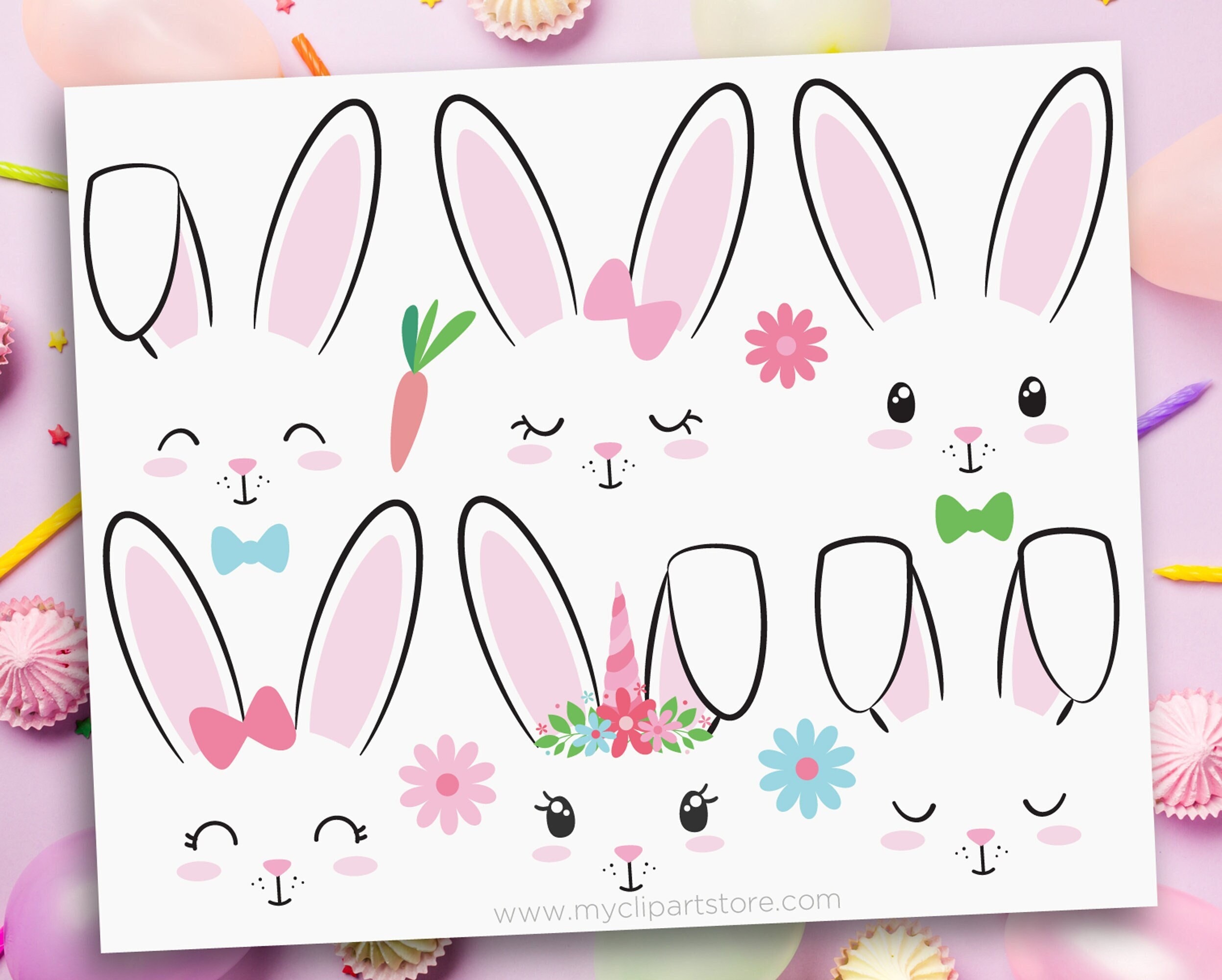 Orejas de conejo svg Pascua svg Conejito de Pascua svg - Etsy España