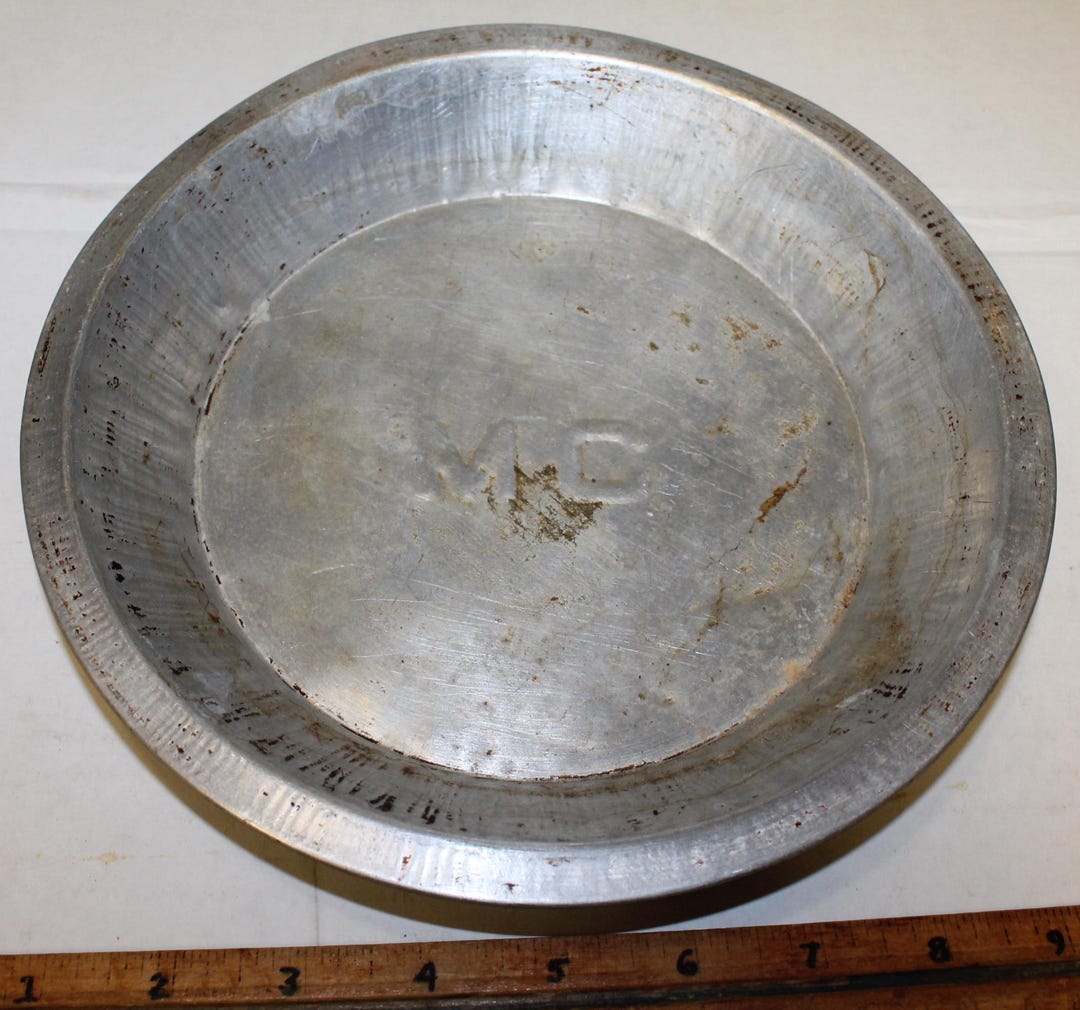 Vintage M C Pie Pan Logo Baking Deep Dish Plate Aluminum? - Etsy