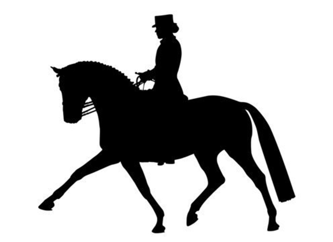 Horse Silhouette Dressage