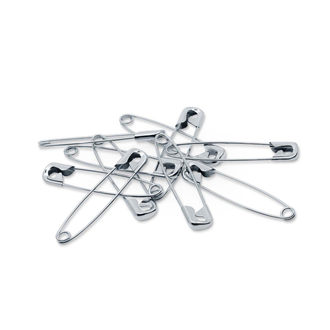 Assorted Safety Pins Sewing Craft Pin Nickel Plated - Pack of 10, 50 or ...