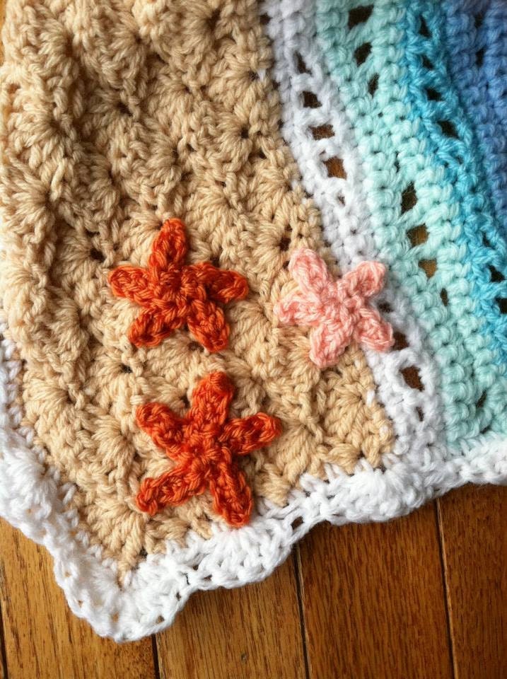 Beach Inspired Blanket Crochet Pattern/ Newborn/ Baby/ Custom Size - Etsy