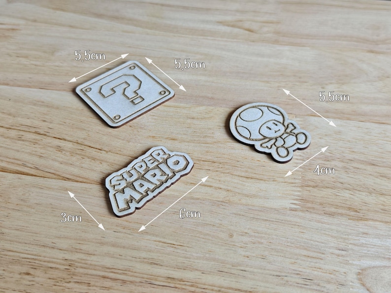 Engraved Wooden Fridge Magnet, Personalized Decoration Magnet | Gamer ...