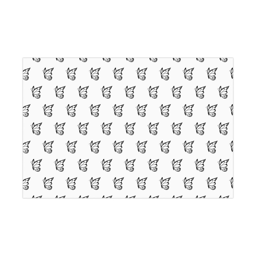 Halo Butterfly Logo Gift Wrap Papers | Vibrant Wrapping Paper for ...