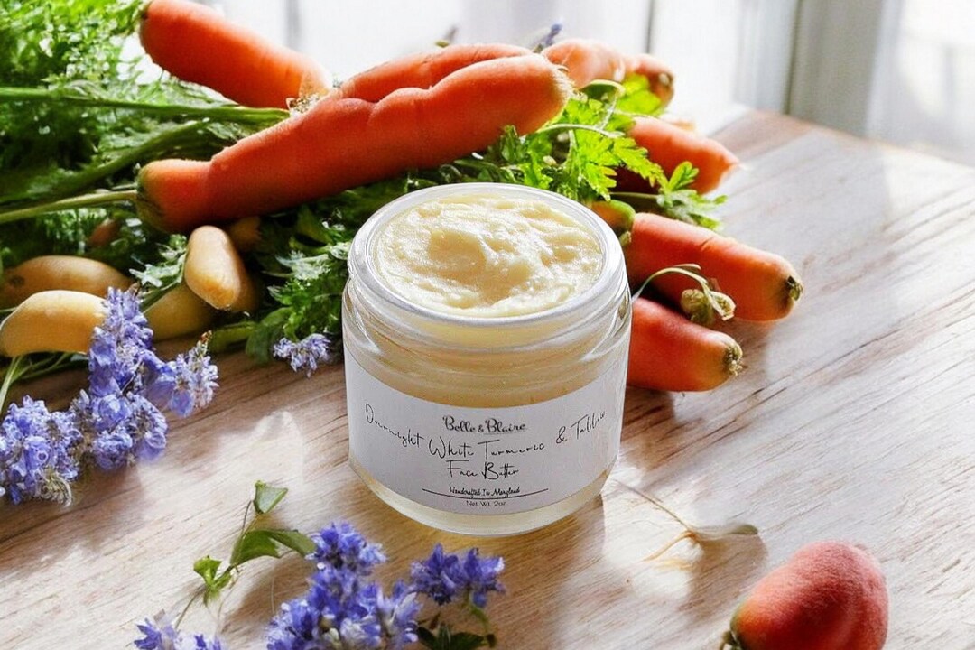 Overnight White Turmeric & Tallow Face Butter- Natural Skincare ...