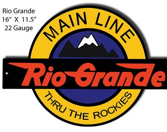Rio grande railroad | Etsy