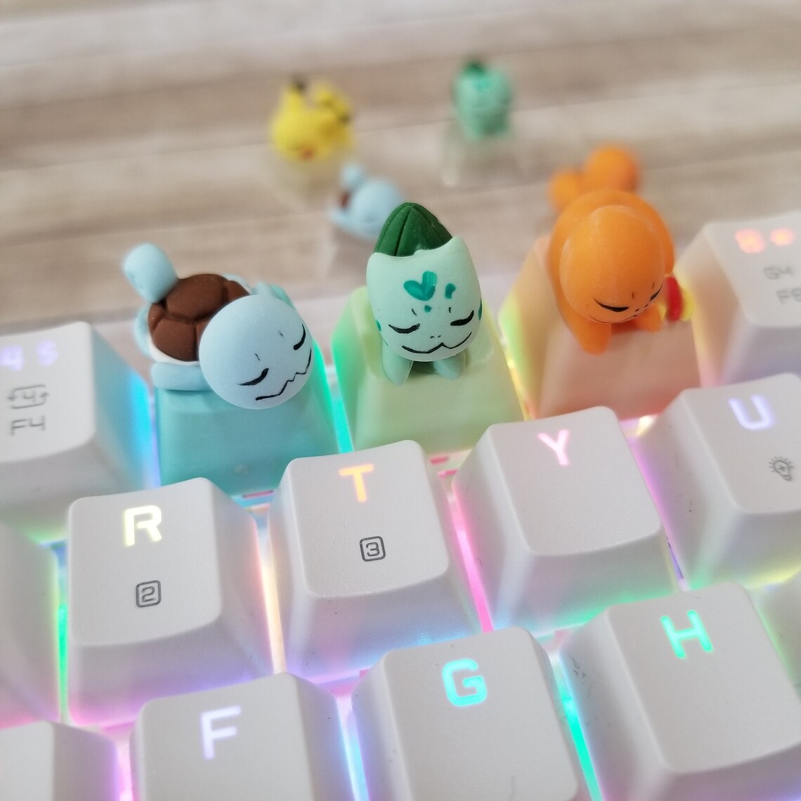 Pokemon Starter Kit: Mechanical Keyboard Key Caps | Etsy Canada