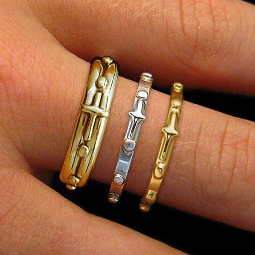 Gold Rosary Ring Prayer Ring First Communion Ring | Etsy