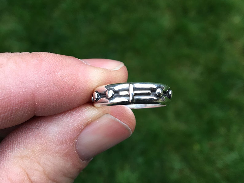 Sterling Silver Rosary Ring Prayer Ring First Communion - Etsy