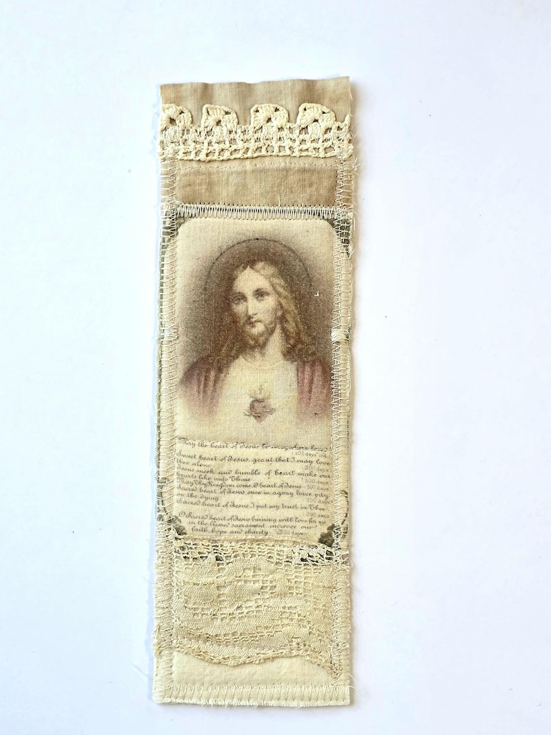 Sacred Heart of Jesus ~ Handmade Catholic Bookmark~sacrament Gift~ - Etsy