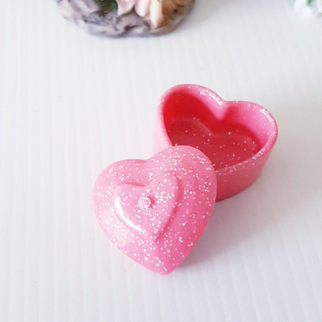Miniature Heart Box Small Package Resin Dollhouse Accessory - Etsy