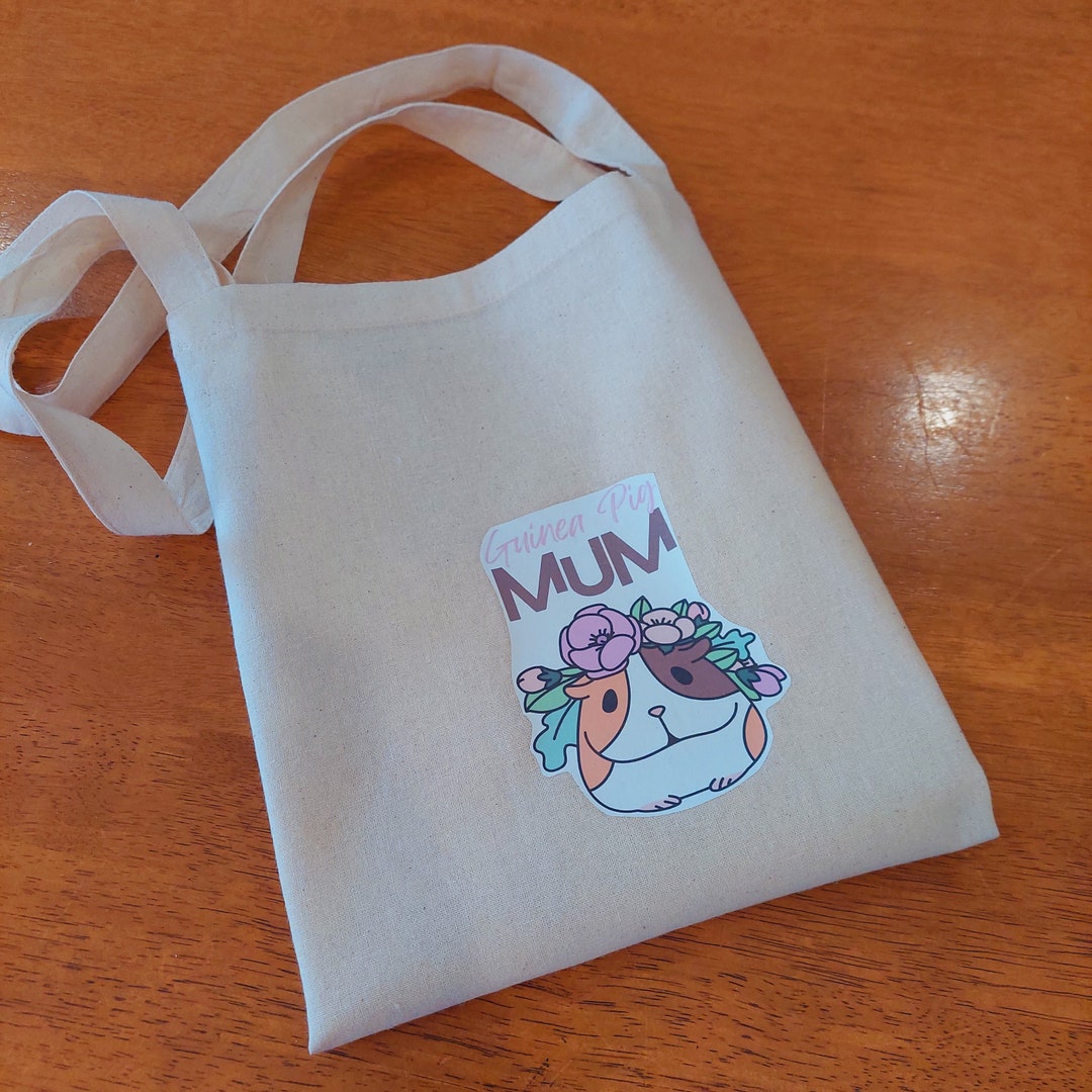 Guinea Pig Tote Bag, Guinea Pig Mum, Carry Bag for Pet Animal Lovers ...