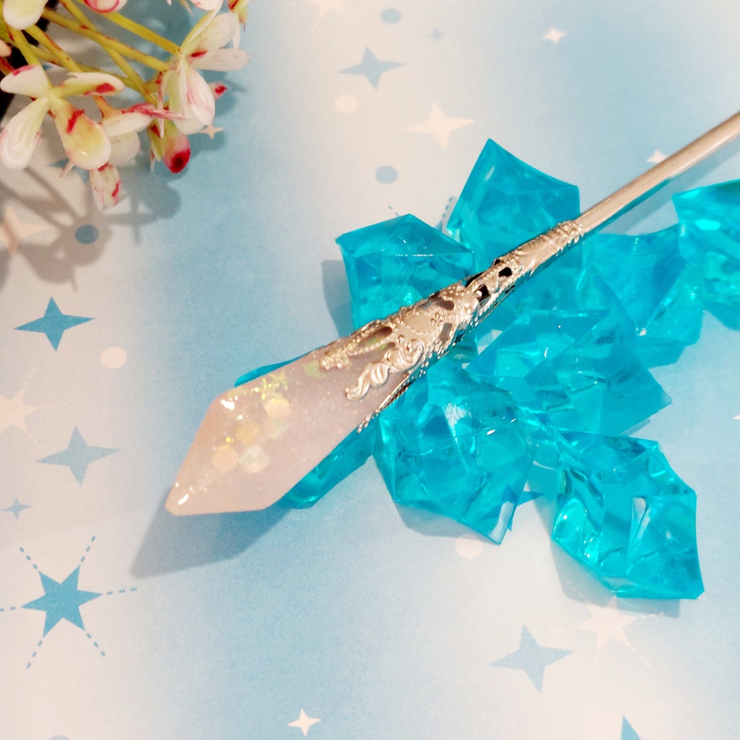 Fairy Wand, Handmade Magical Pink Sparkle Wand for Wizards and Witches ...