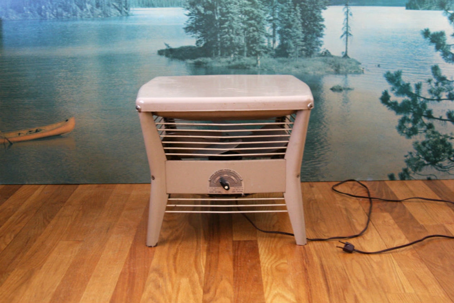 Vintage Berns Air King Hassock Fan 3 Speed Industrial Floor | Etsy