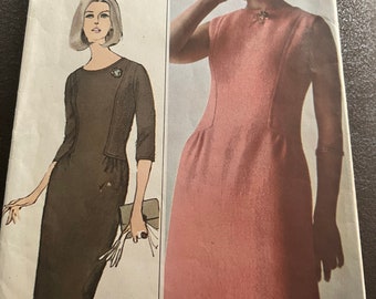 Simplicity 6341, Vintage 1965 Sewing Pattern. Misses’ One-piece Dress, Size 10 - Etsy