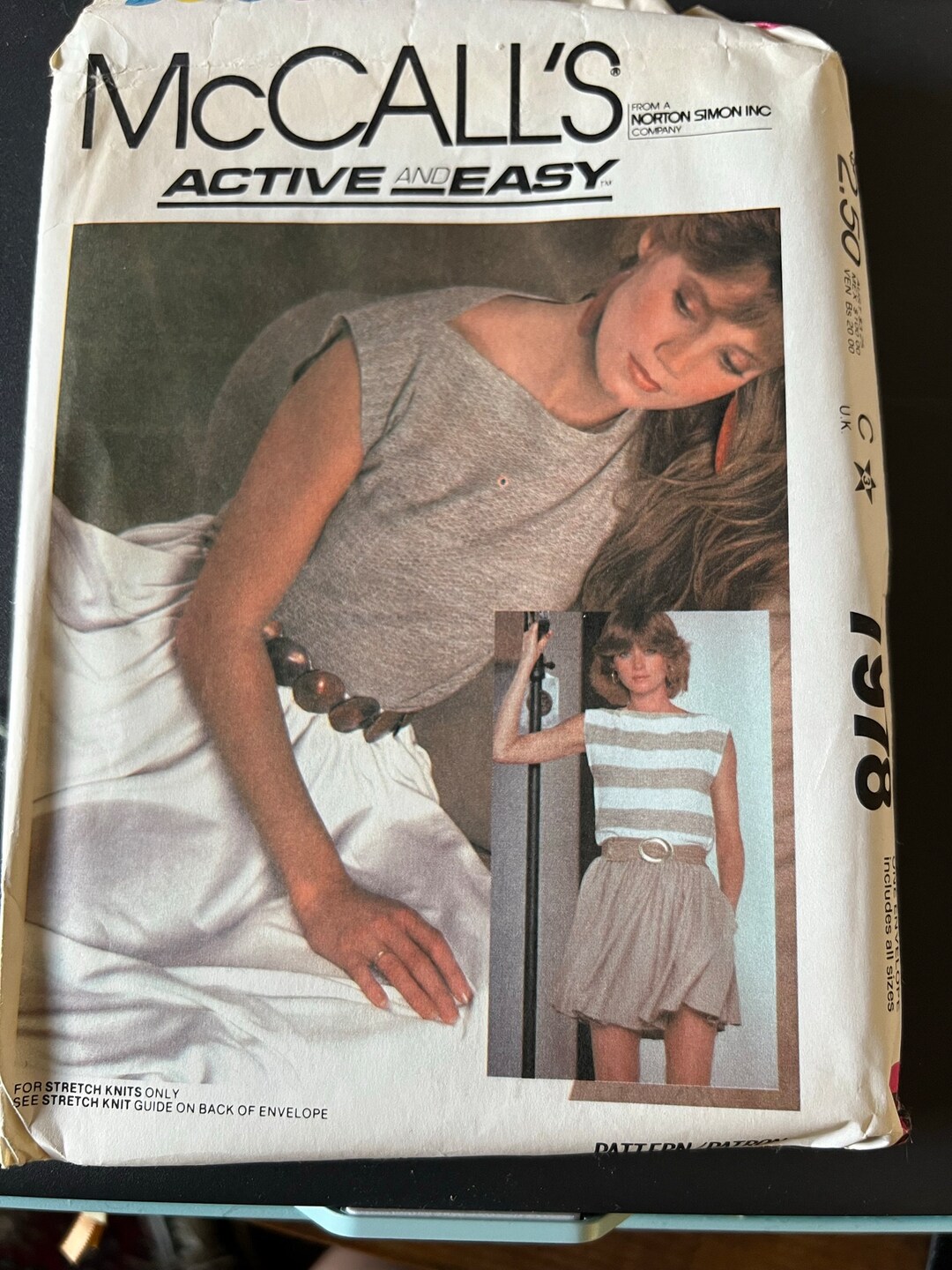 Mccall's 7978 Pattern, Misses' Top and Skirt, Includes All Sizes, Ca ...