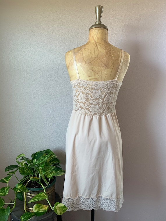 1960s Vanity Fair Slip, Sixties Lace Slip Dress, Vtg … - Gem