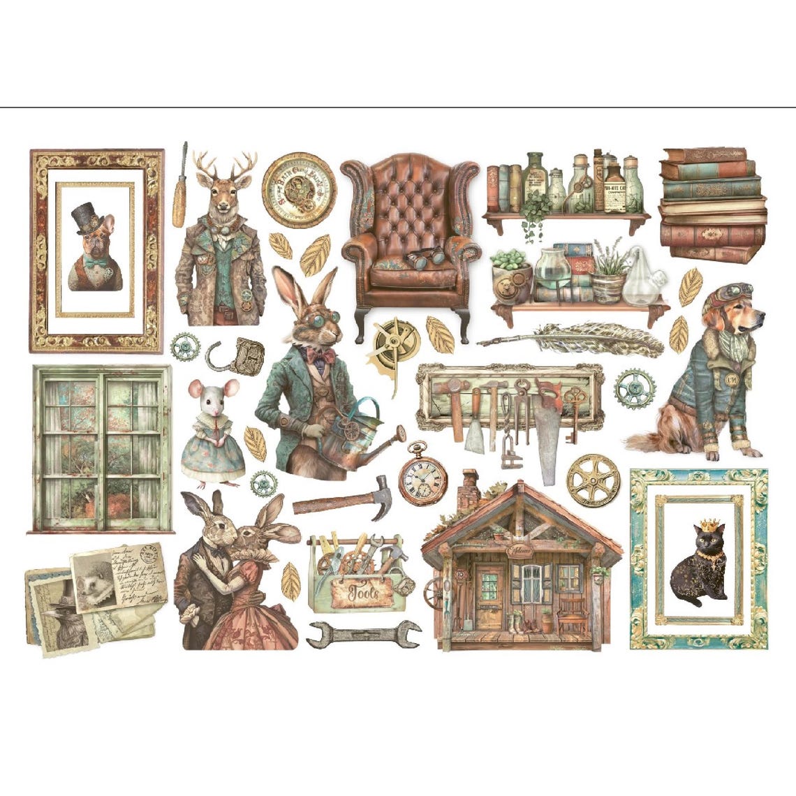 Stamperia Alterego Ephemera ,craft Supplies,card Making,scrapbook ...