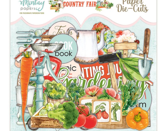 Mintay Country Fair Ephemera,embellishments,craft Supplies,collage ...