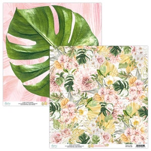Mintay Vacation 12" X 12" Scrapbooking Paper Set,tropical,birds,card ...