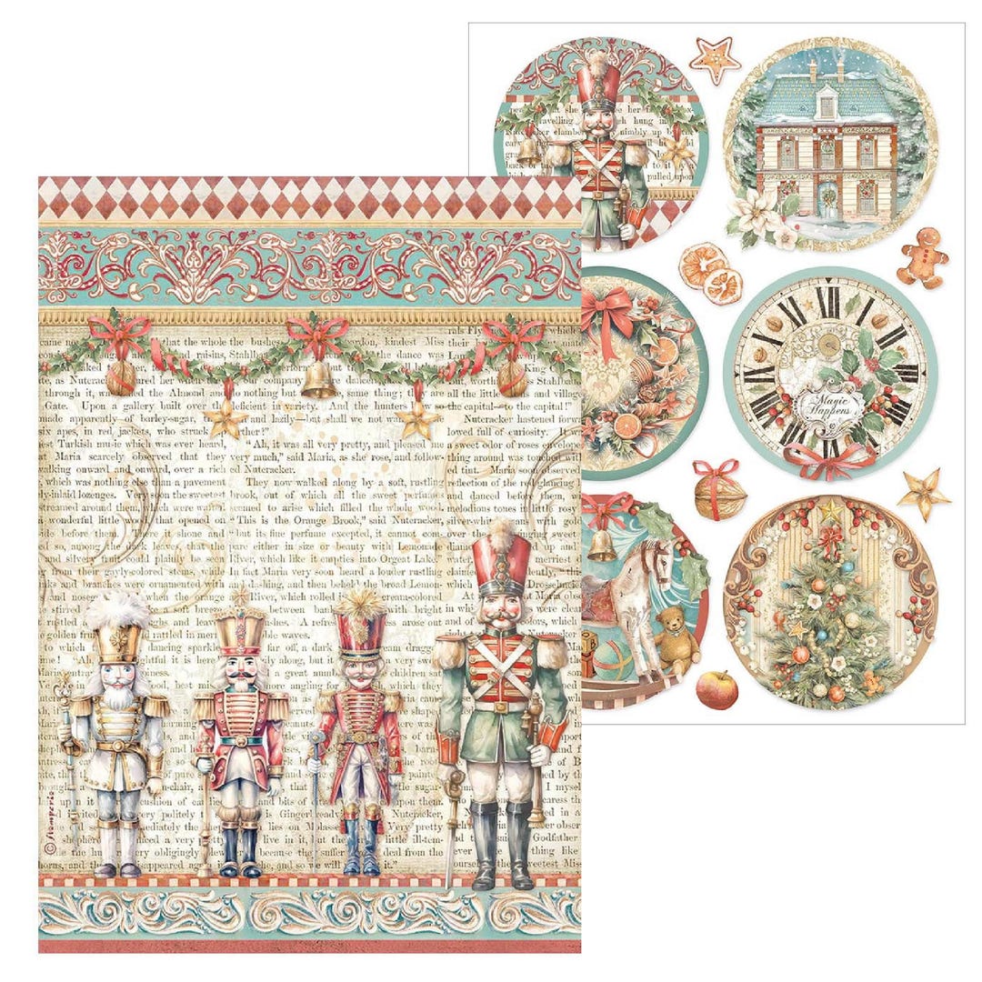 Stamperia the Nutcracker A4 Rice Paper,craft Supplies,decoupage Paper ...