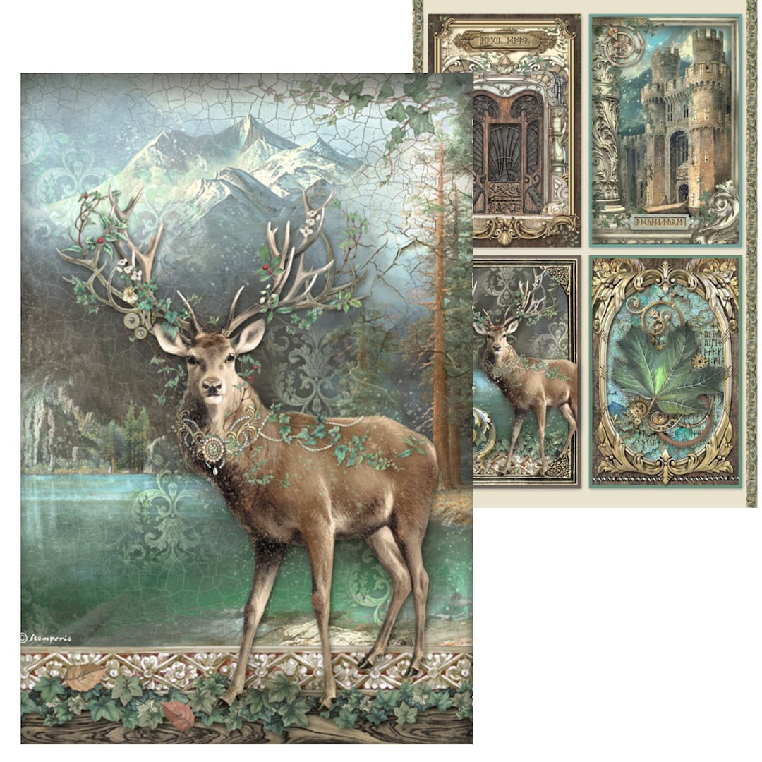 Stamperia Magic Forest A4 Rice Paper, Scrapbooking Paper,crafts ...