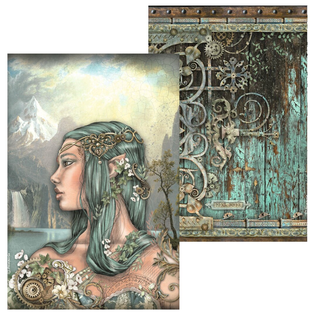 Stamperia Magic Forest A4 Rice Paper, Scrapbooking Paper,crafts Supplies,scrapbooking,collage ...