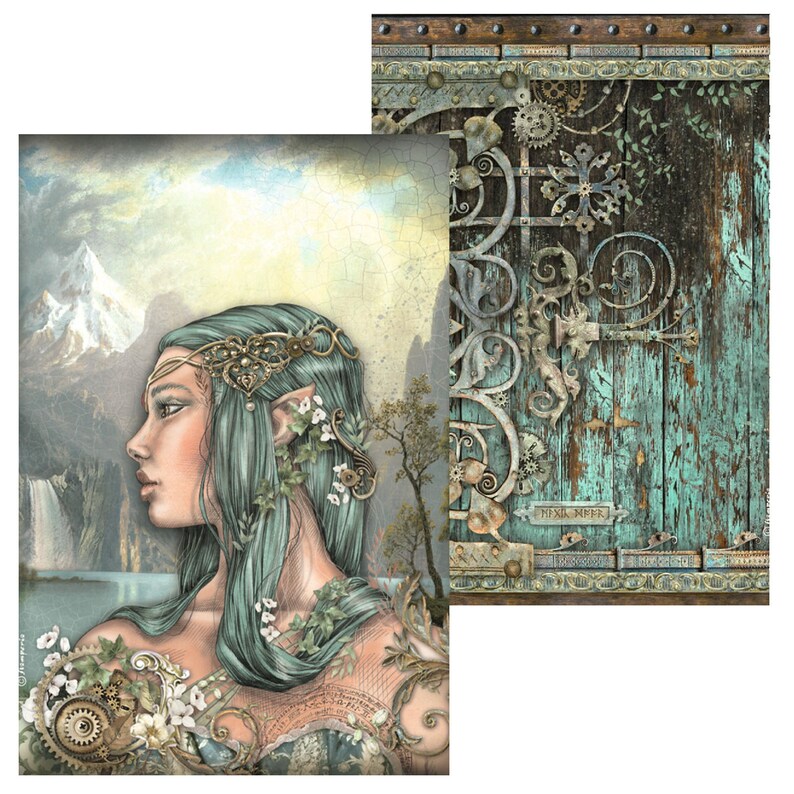 Stamperia Magic Forest A4 Rice Paper Scrapbooking - Etsy