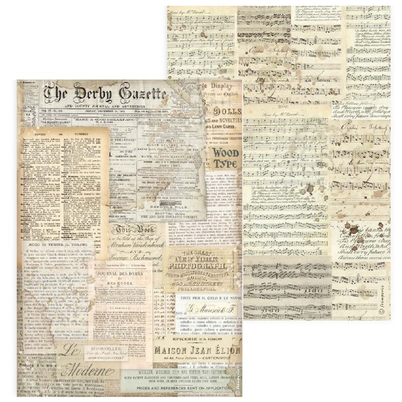 Music Decoupage - Etsy