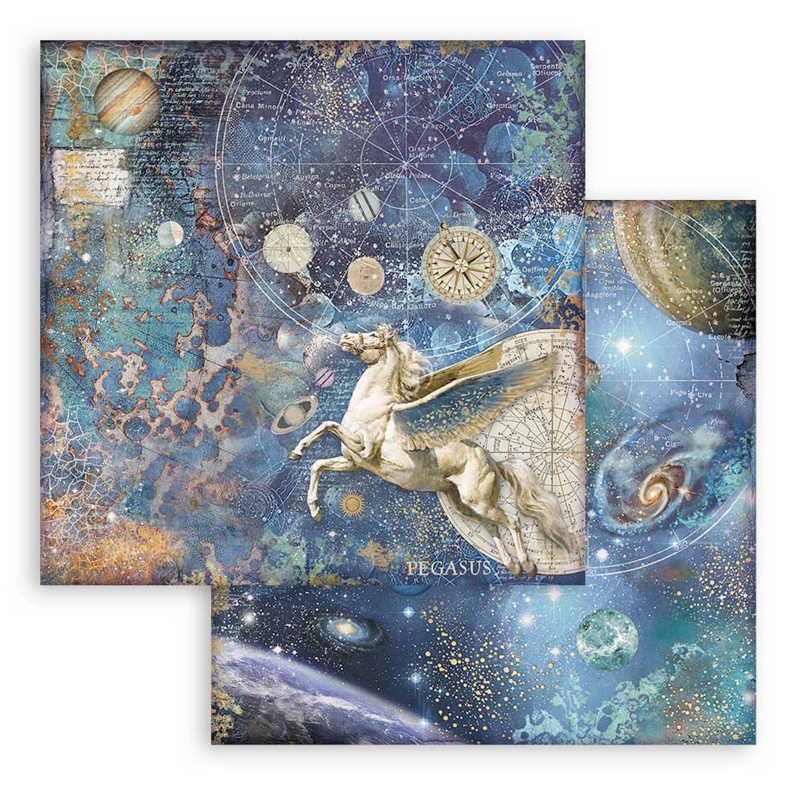 Stamperia Cosmos Infinity 12 X 12 Scrapbooking - Etsy