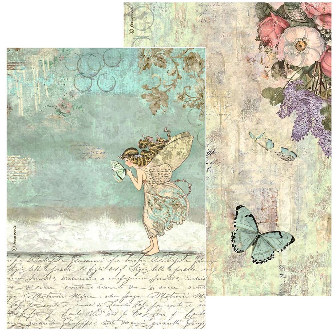 Stamperia Wonderland A4 Rice Paper,craft Supplies,card Making ...