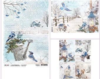 Christmas Rice Paper - Etsy