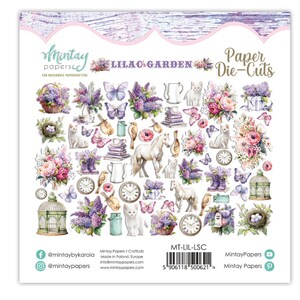 Mintay Lilac Garden Ephemera ,card Making,craft Supplies,floral Lilac ...