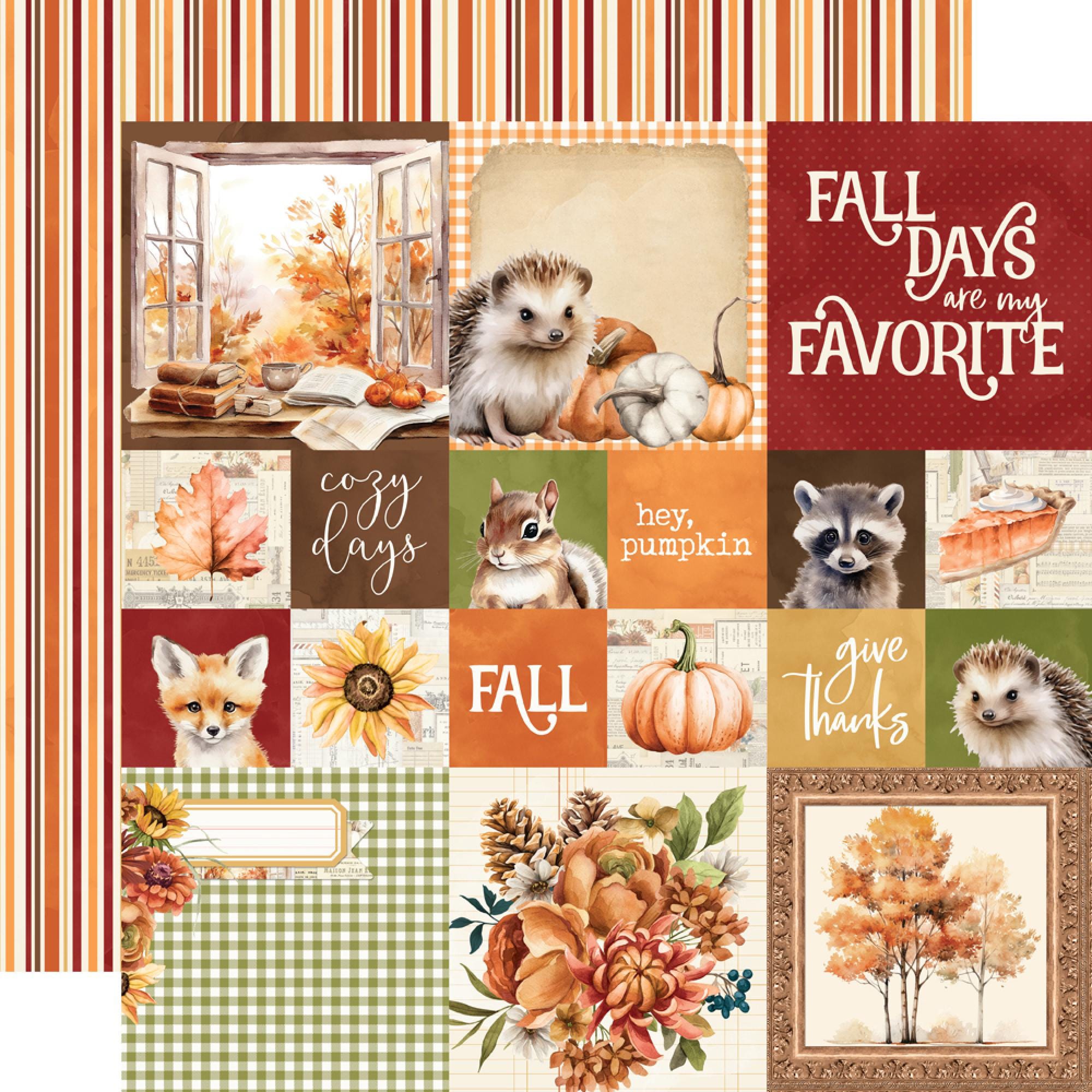 Simple Stories Vintage Autumn Breeze 12" X 12" Collection Kit,fall ...