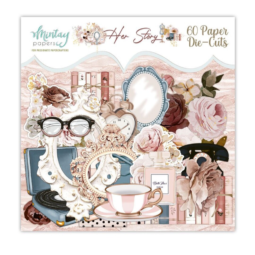Mintay Her Story Ephemera Embellishments ,card Making,craft Supplies ...