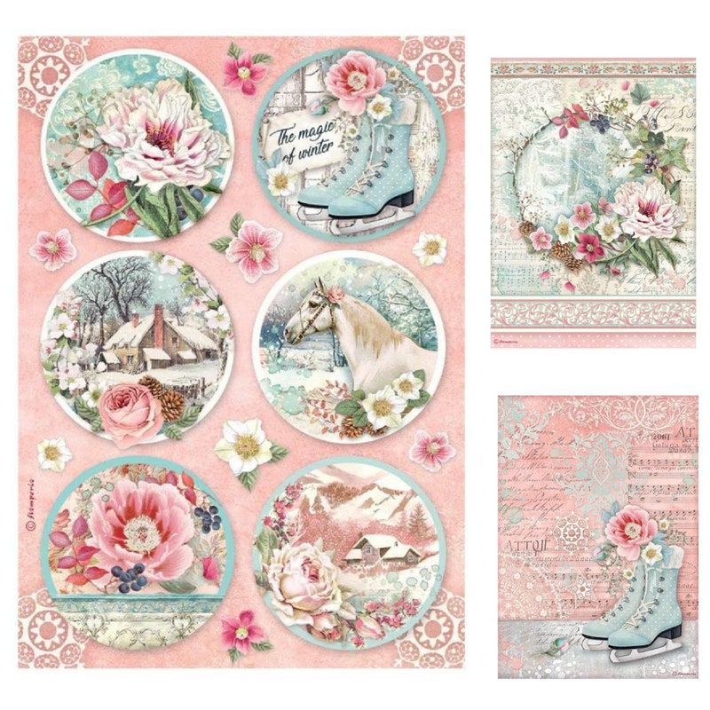 Winter Rice Paper - Etsy