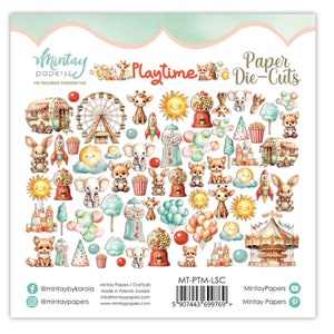 Mintay Playtime Ephemera ,card Making,craft Supplies,baby Floral ...