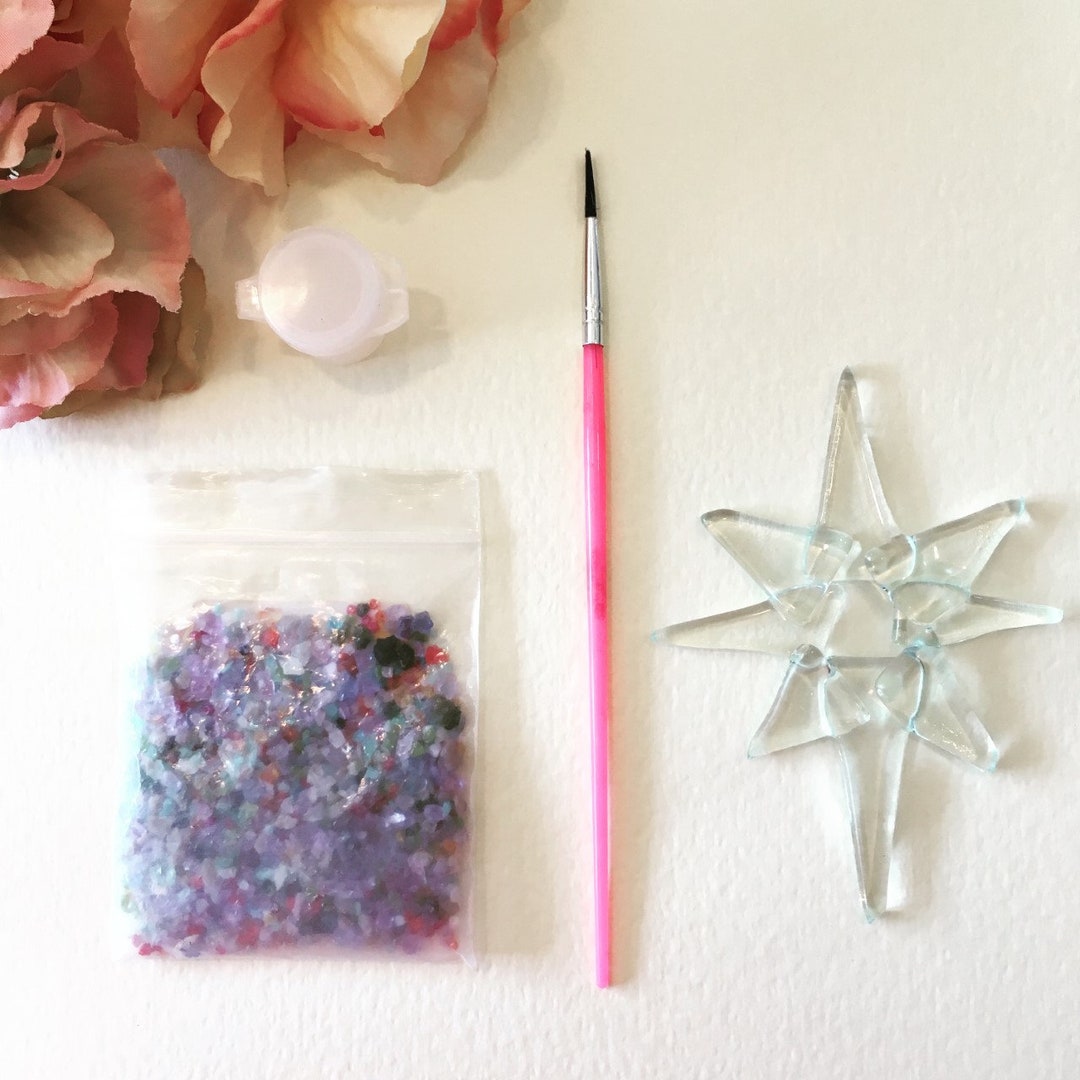Fused Glass Star Kit - Make It at Home FREE DELIVERY. Various Colours ...