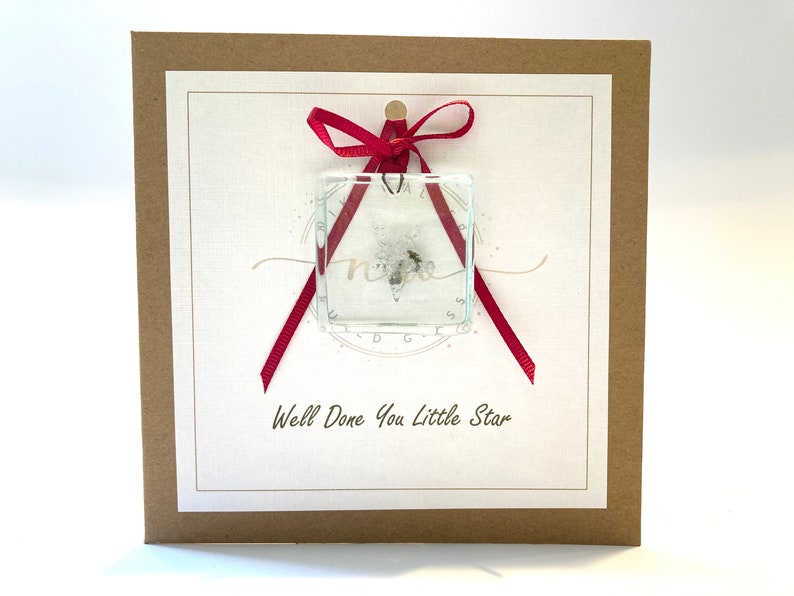 CUSTOMISE YOUR CARD. Any Saying You Like. Card & Fused Glass - Etsy