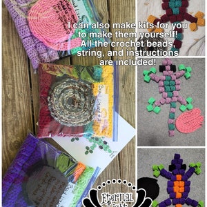 ANY COLOR Crochet Bead Pal Lizard 28"x12" - Etsy
