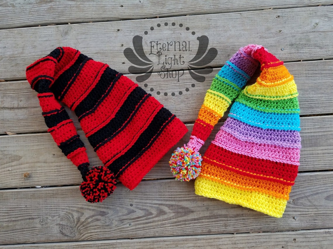 ALL SIZES Long Stocking Hat - Etsy