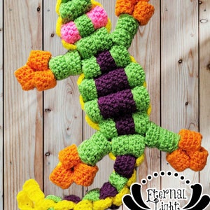 ANY COLOR Crochet Bead Pal Lizard 28"x12" - Etsy