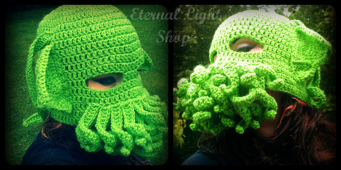 ALL SIZES/COLORS Cthulhu/octopus Mask - Etsy