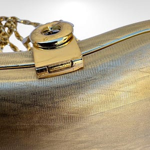 Vintage RODO Brushed Gold Metal Box Clutch Bag Made in Italy - Etsy