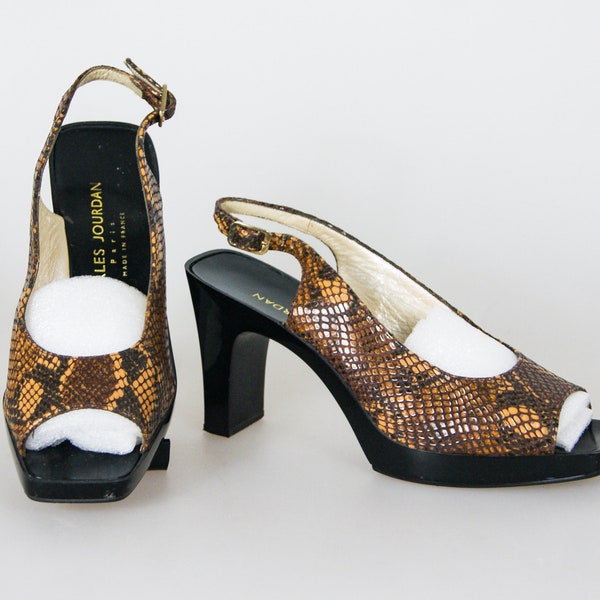 Snakeskin Mules - Etsy