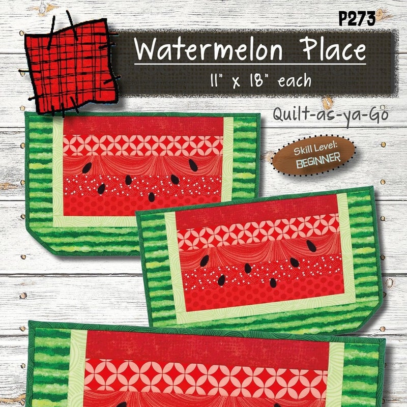 Watermelon Placemats - Etsy