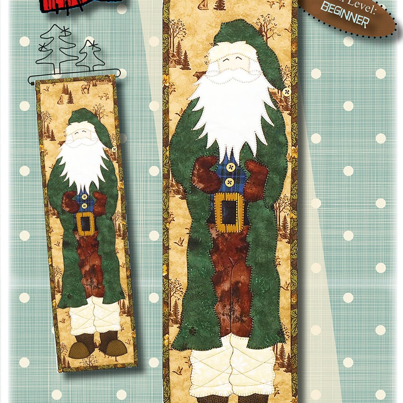 Quilted Santa Wall Hanging Kits - Etsy