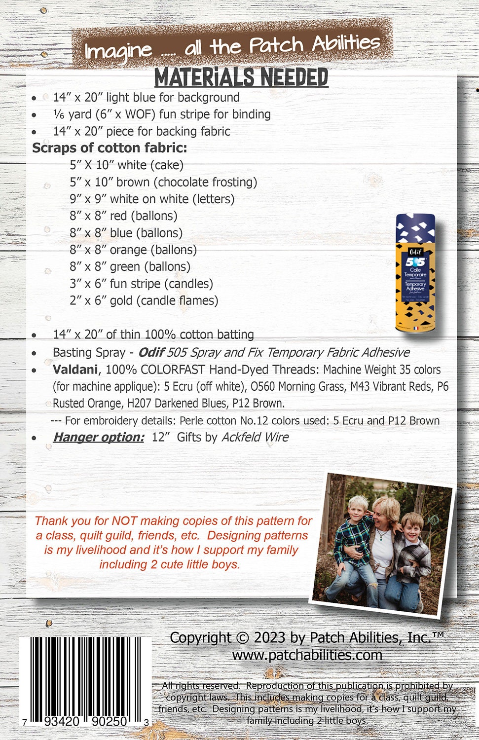 P309 Happy Birthday Wishes Wall Hanging Instant PDF Digital Download Sewing Pattern by Patch ...