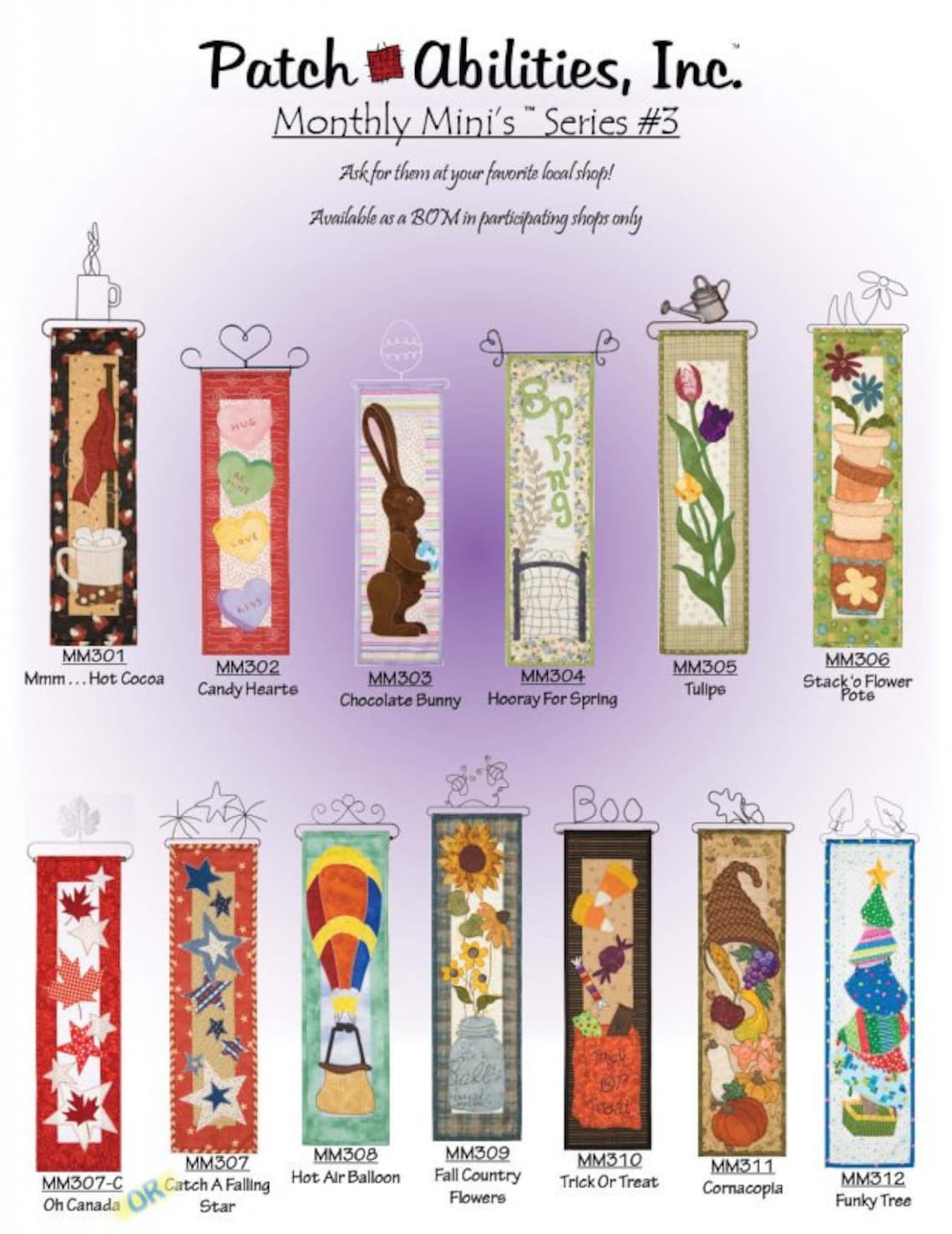 MM302 Candy Hearts Wall Hanging Instant PDF Digital Download Monthly ...